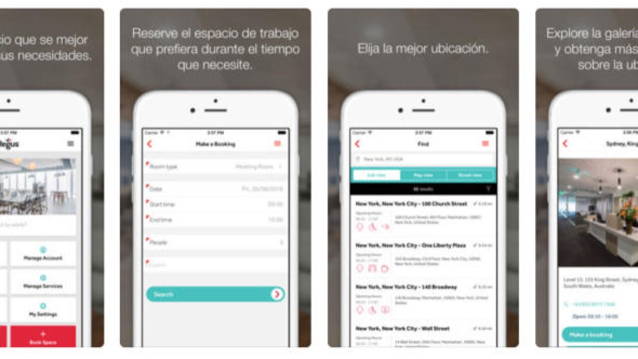 Regus lanza su app para reservar espacios de trabajo en cualquier parte ...