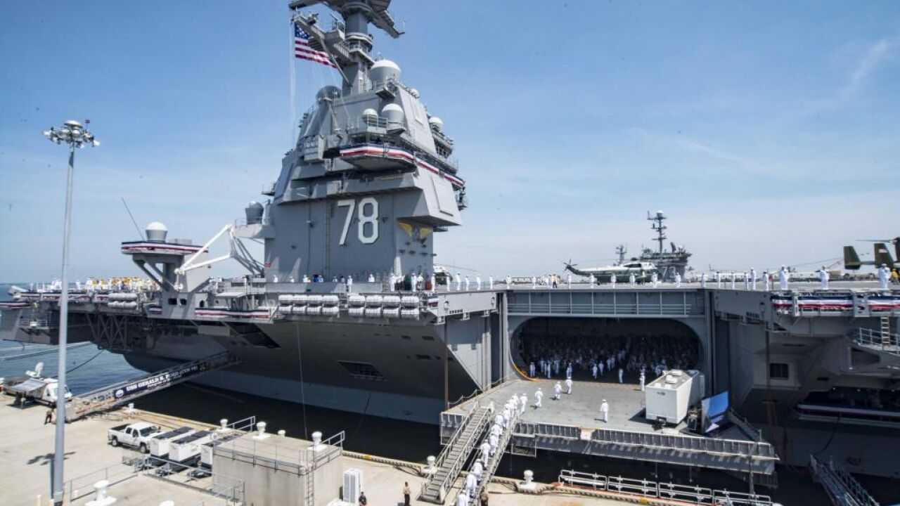 Así es el «Gerald R. Ford», el más moderno portaaviones de Estados ...