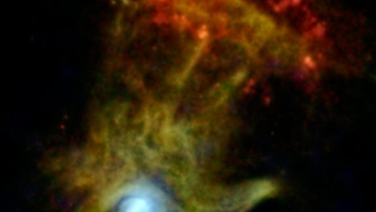 La Nasa encuentra en el espacio la «mano de Dios»