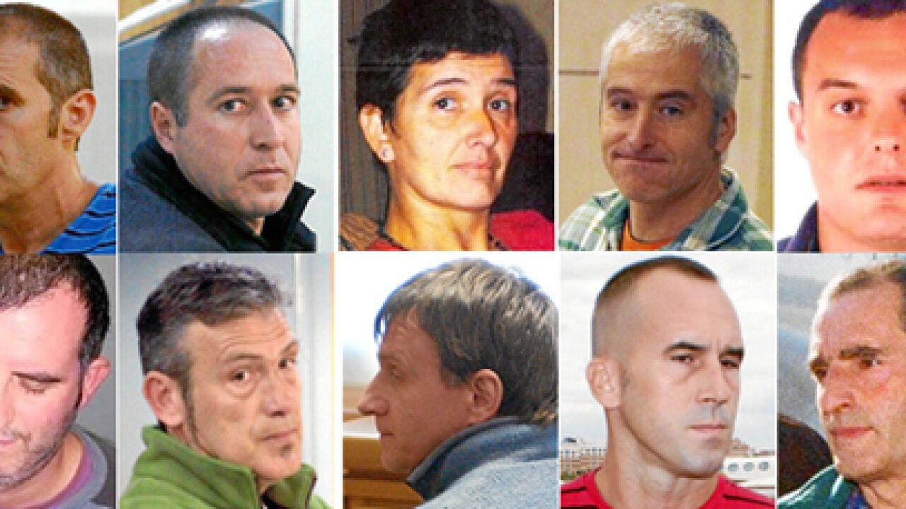 Sólo diez históricos etarras siguen en prisión