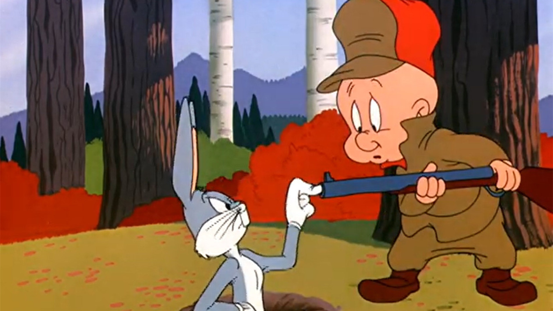 Warner Desarma A Elmer Gru n Frente A Bugs Bunny Warner Desarma A Elmer Gru n Frente A Bugs Bunny