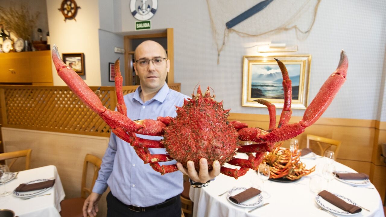 Atracón del mejor centollo gallego en pleno Madrid