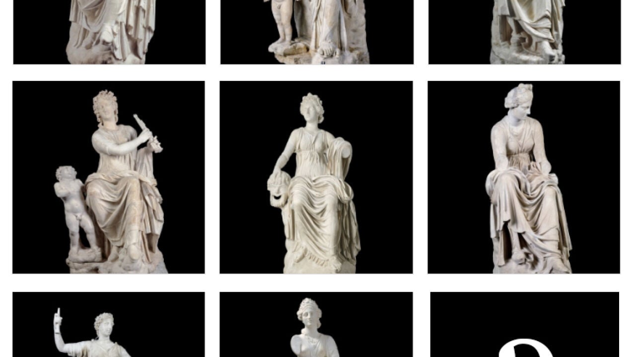 Las Musas que llegaron a Madrid desde la Villa Adriana de Tívoli