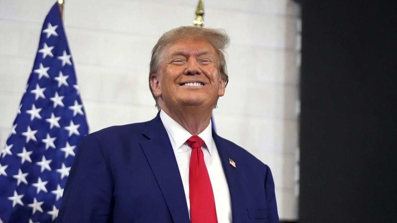Así luce la cara de Donald Trump sin maquillaje