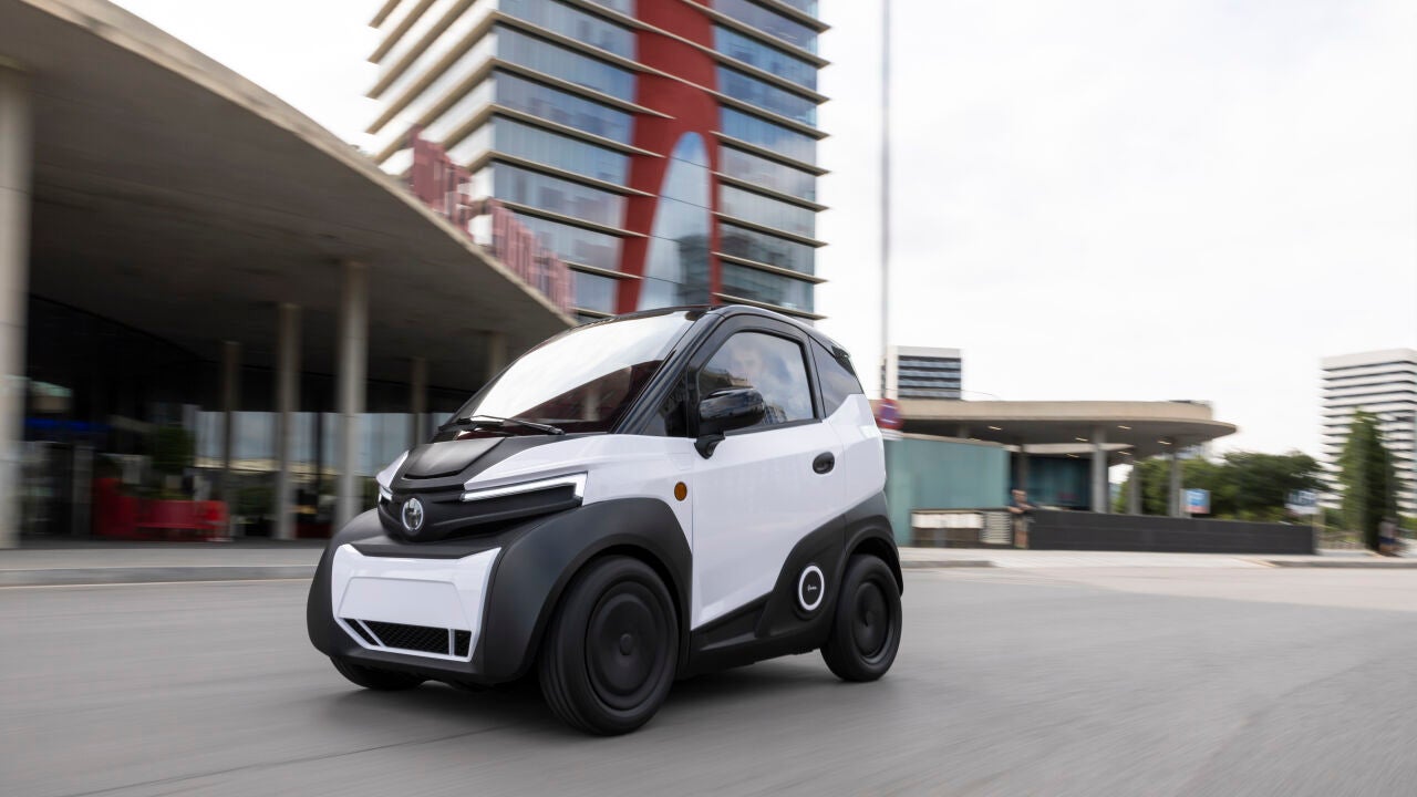Así es el nuevo microcoche eléctrico de Acciona, 100% español y con ...