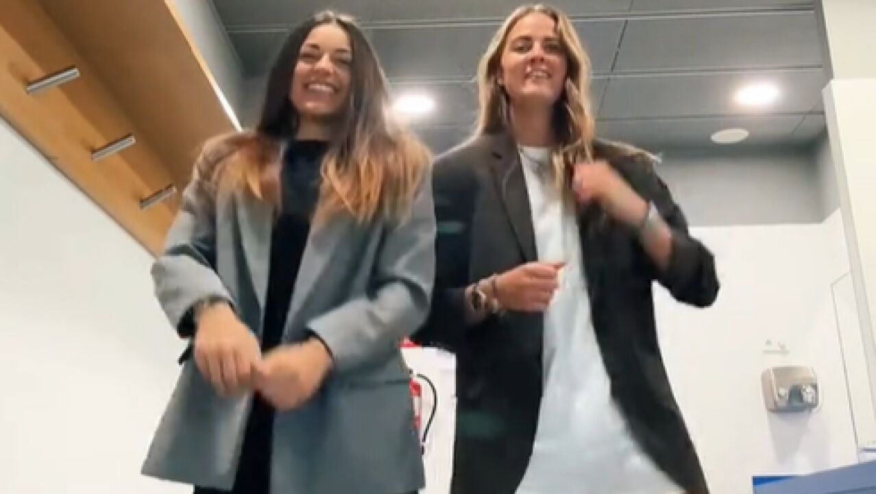 El vídeo del baile de las jugadoras del Real Madrid en la comida de ...