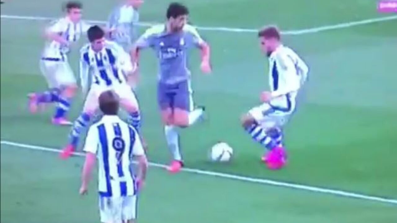 Y Enzo hizo de Zidane