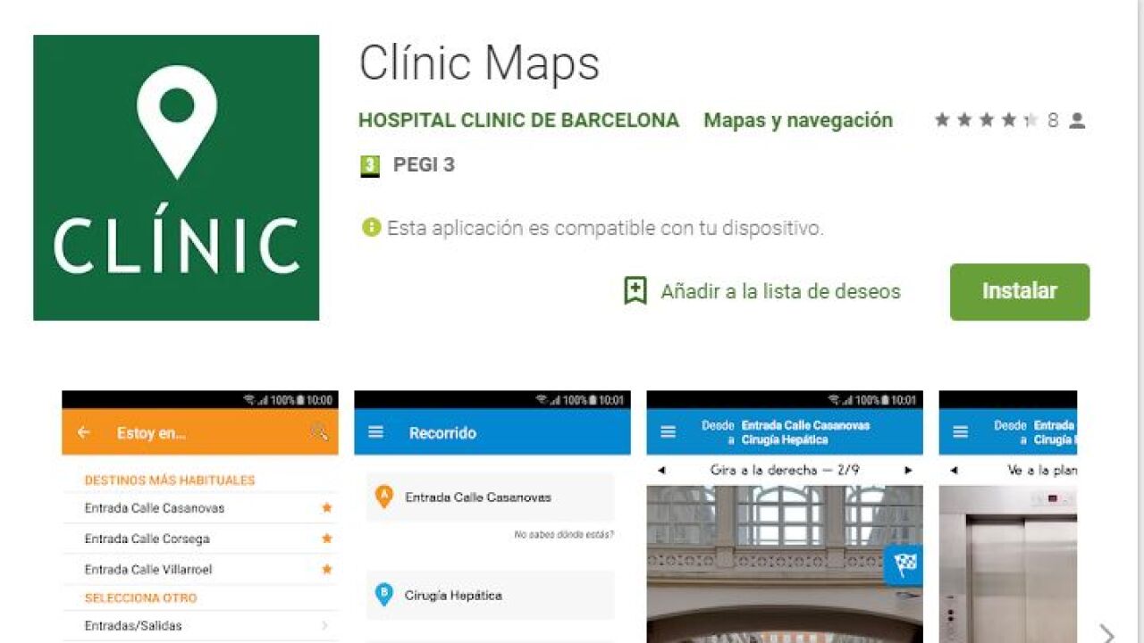 Un «google maps» para no perderse en el hospital