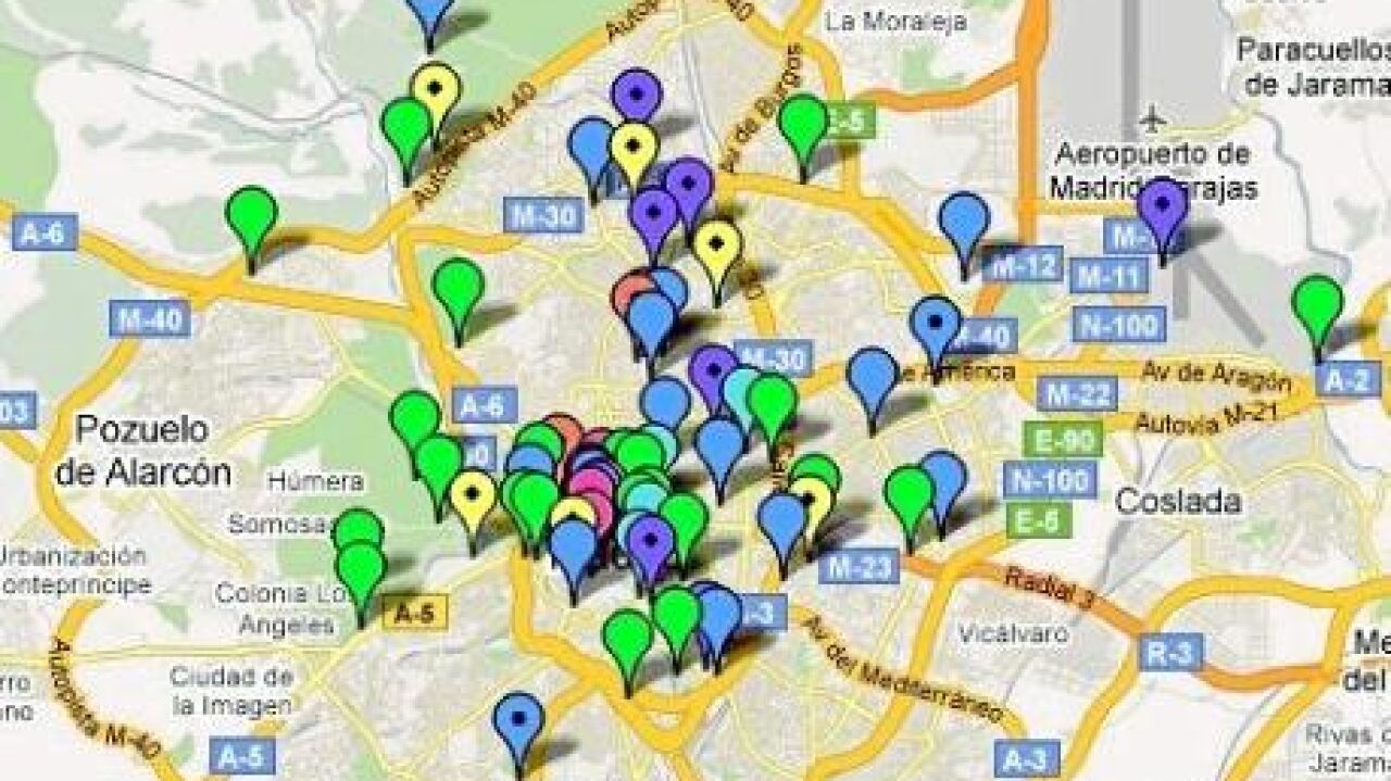 El mapa del «cruising»