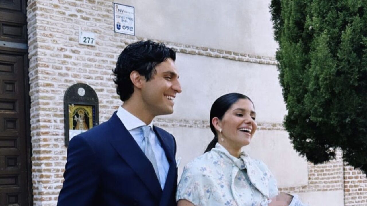 Las imágenes del bautizo de Fede, hijo de María García de Jaime y Tomás ...