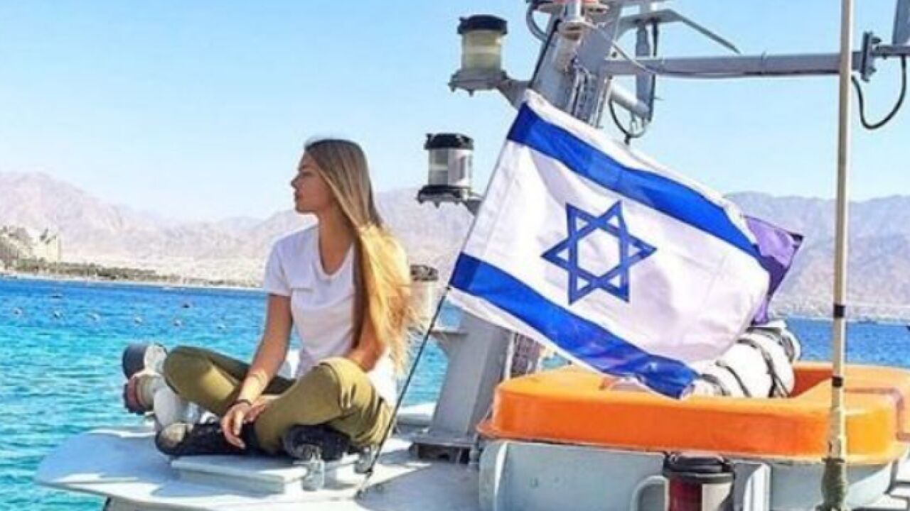 Así es la comandante Mishel Gerzig: la mujer de Thibaut Courtois que hizo la mili en Israel y ...