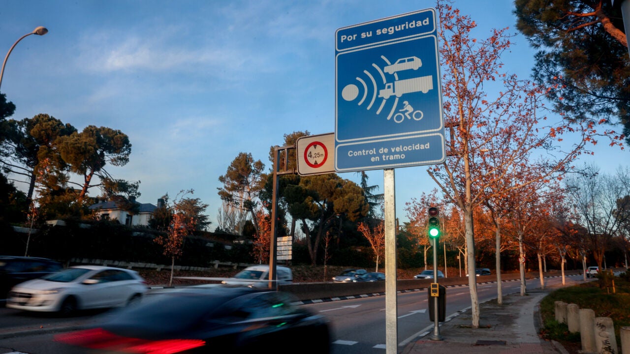 Localizan los diez radares más "multones" de Madrid (siete en la M-30)