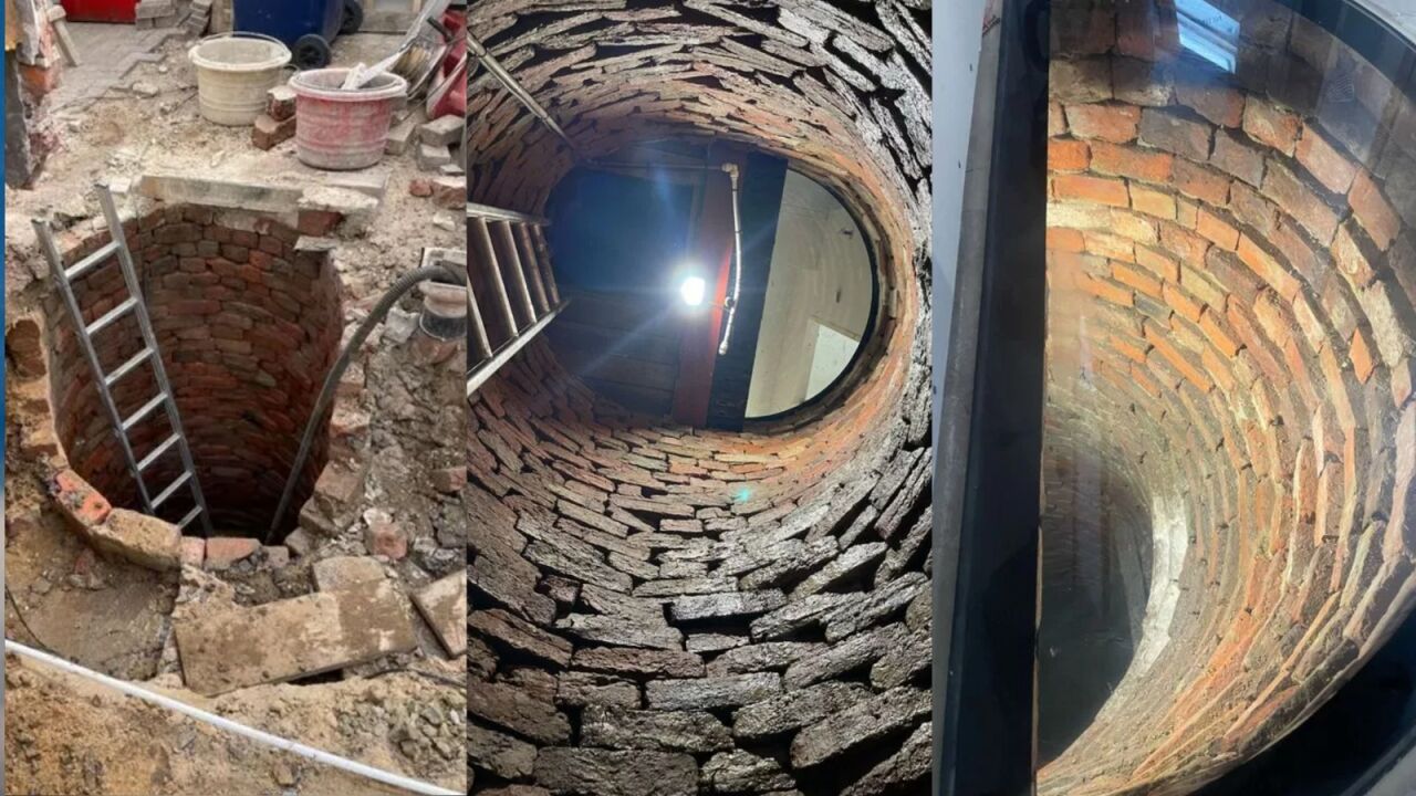 Descubren un pozo secreto de más de 200 años bajo su casa durante una ...