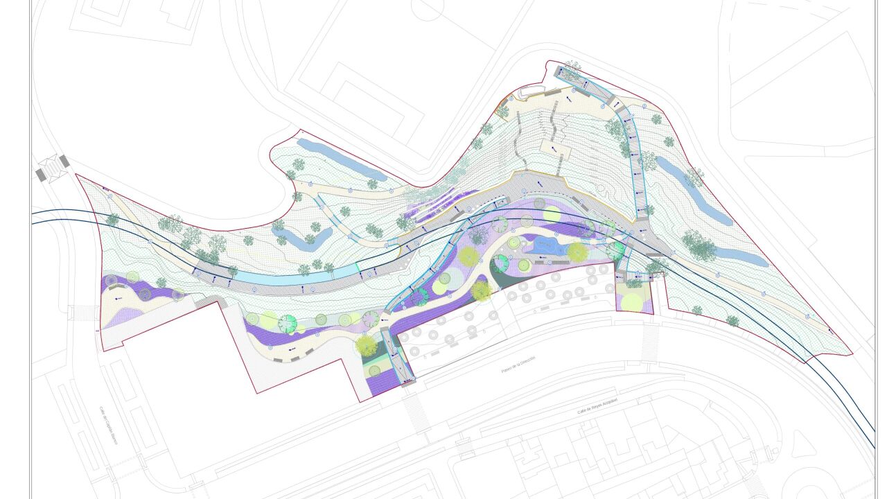 El nuevo parque de la Cornisa da un nuevo paso, con más zonas verdes y ...