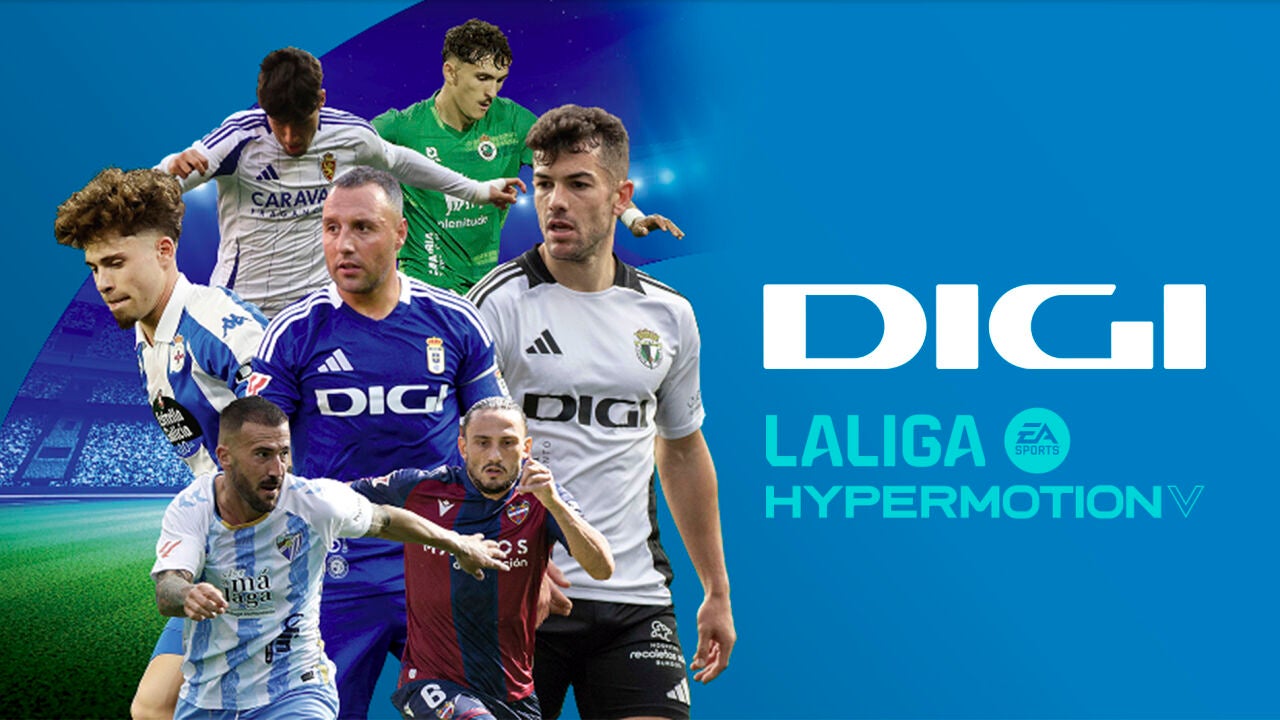 DIGI comienza a emitir fútbol: ofrece toda LaLiga Hypermotion por 3 euros al mes