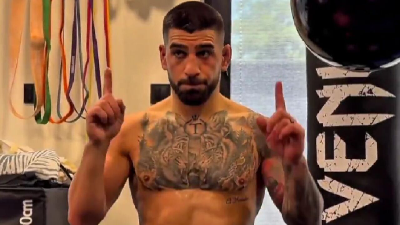 Ilia Topuria training that fulminates the kilos: it continues to burn ...